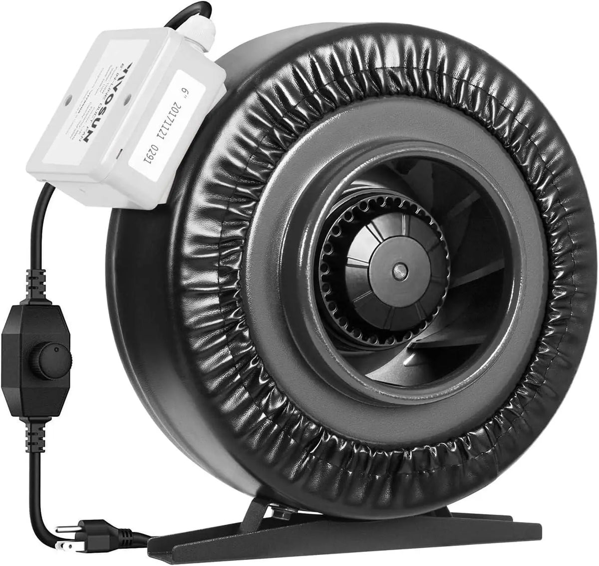 6 Inch Inline Duct Fan, 440 CFM Ventilation Fan for Grow Tent, Indoor ...